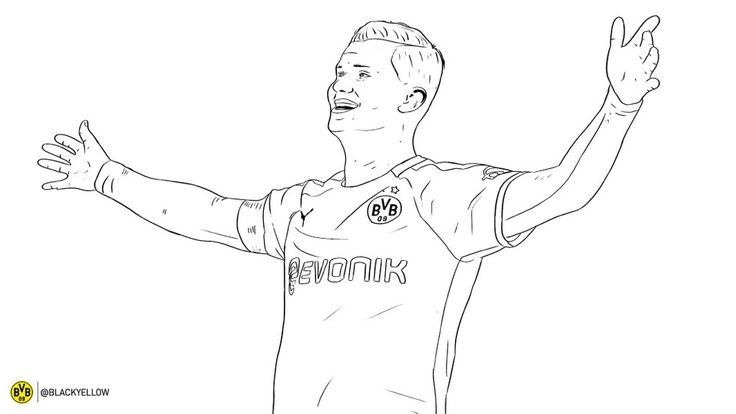 Downloaden Lade die besten Malvorlagen für Borussia Dortmund ...